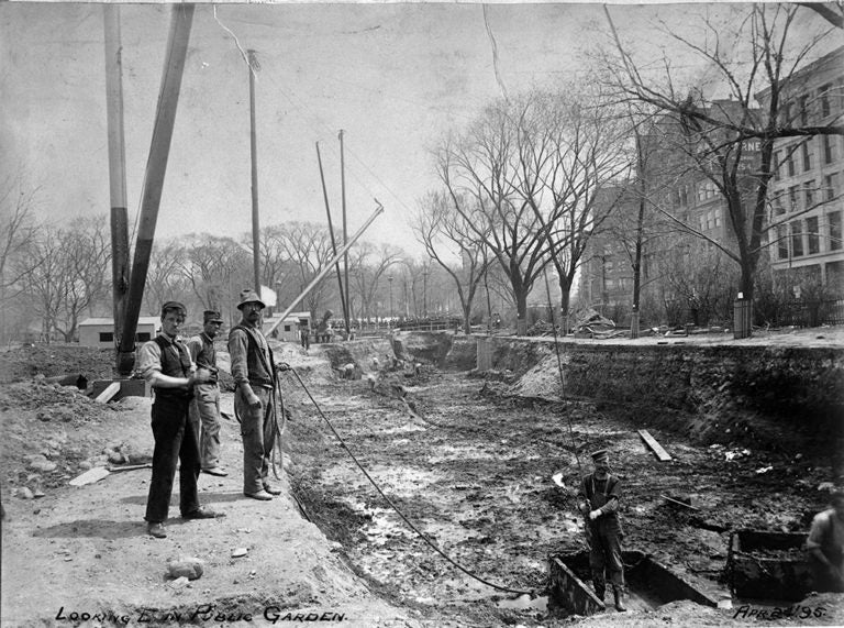 A photo journey through the creation of America's first subway system ...